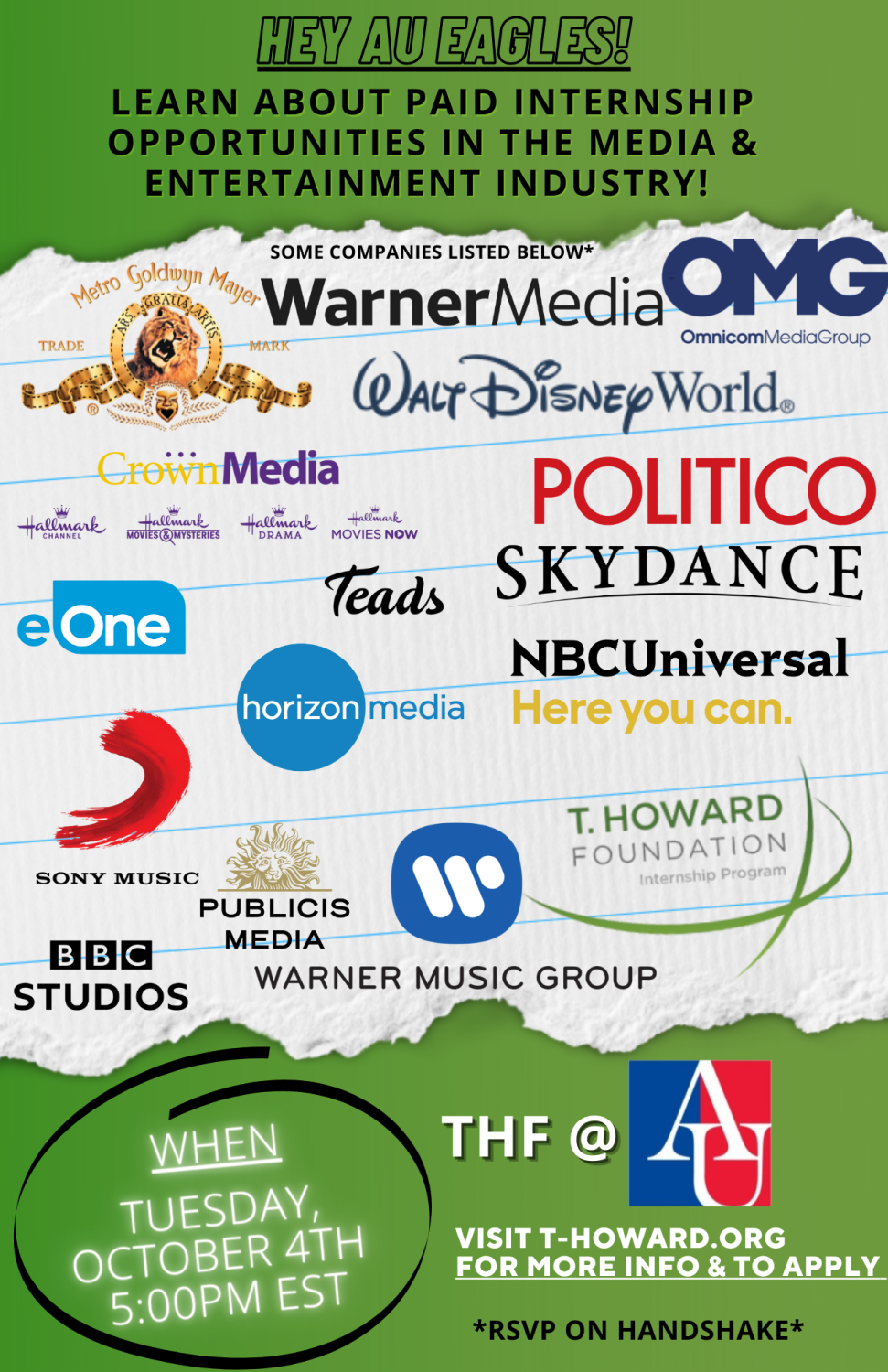 T. Howard Information Session - American University - T. Howard Foundation